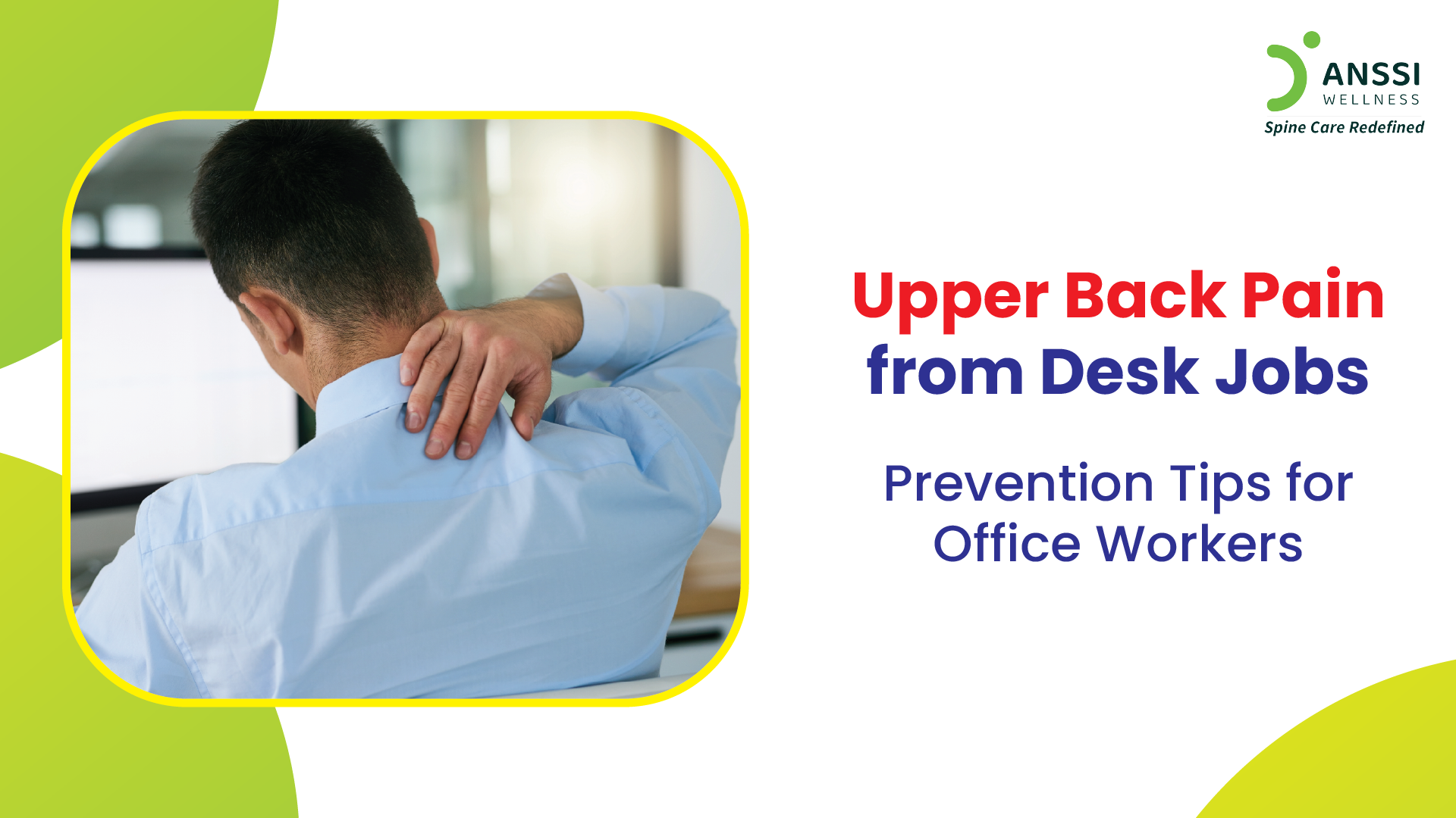 Upper Back Pain Relief for Office Workers