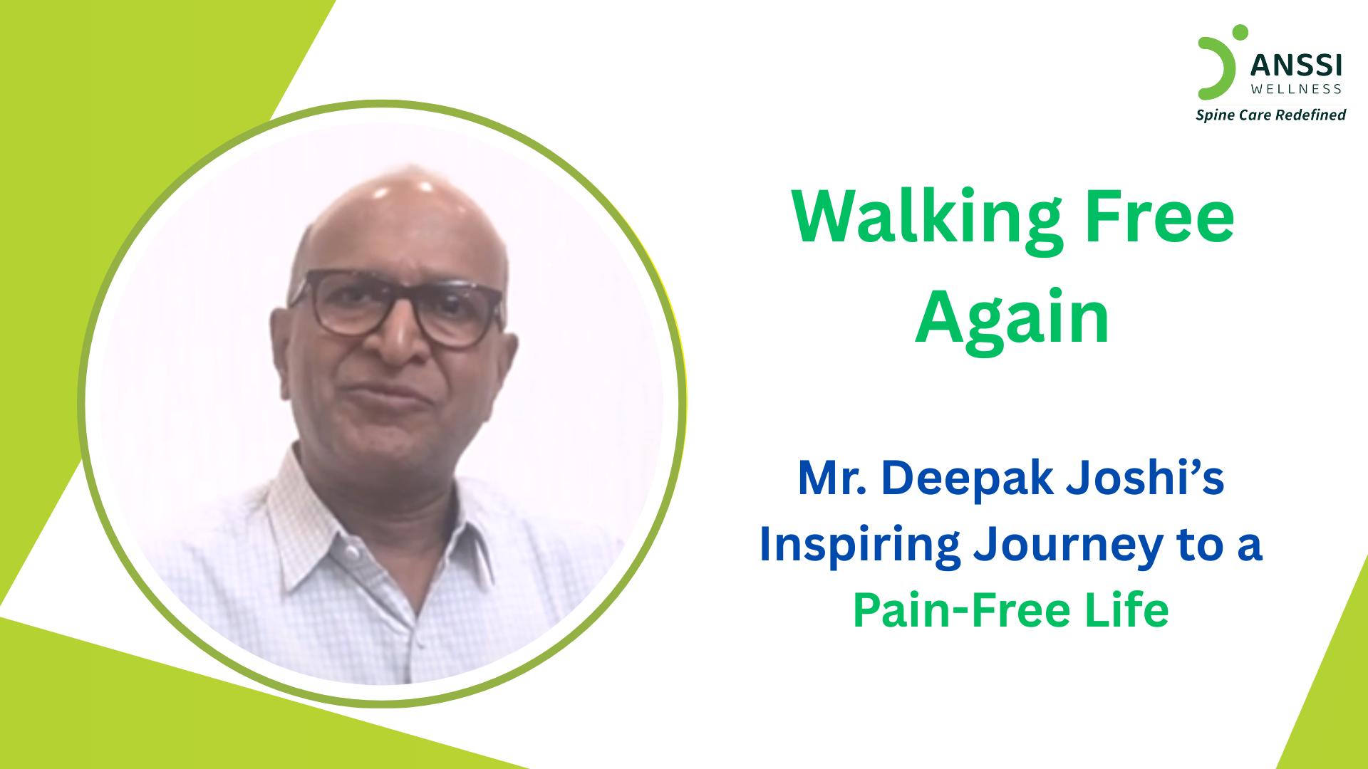 Deepak Joshi’s Pain-Free Journey from Chronic Slipped disc pain