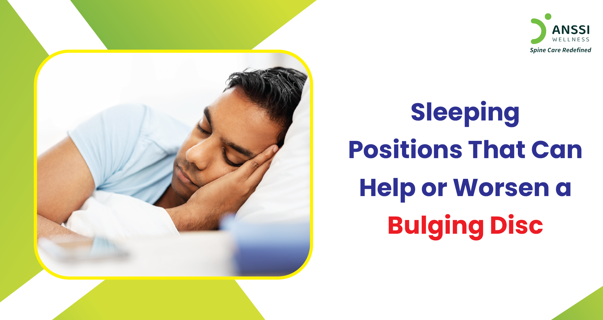 Bulging Disc Relief | Best Sleeping Positions & Tips