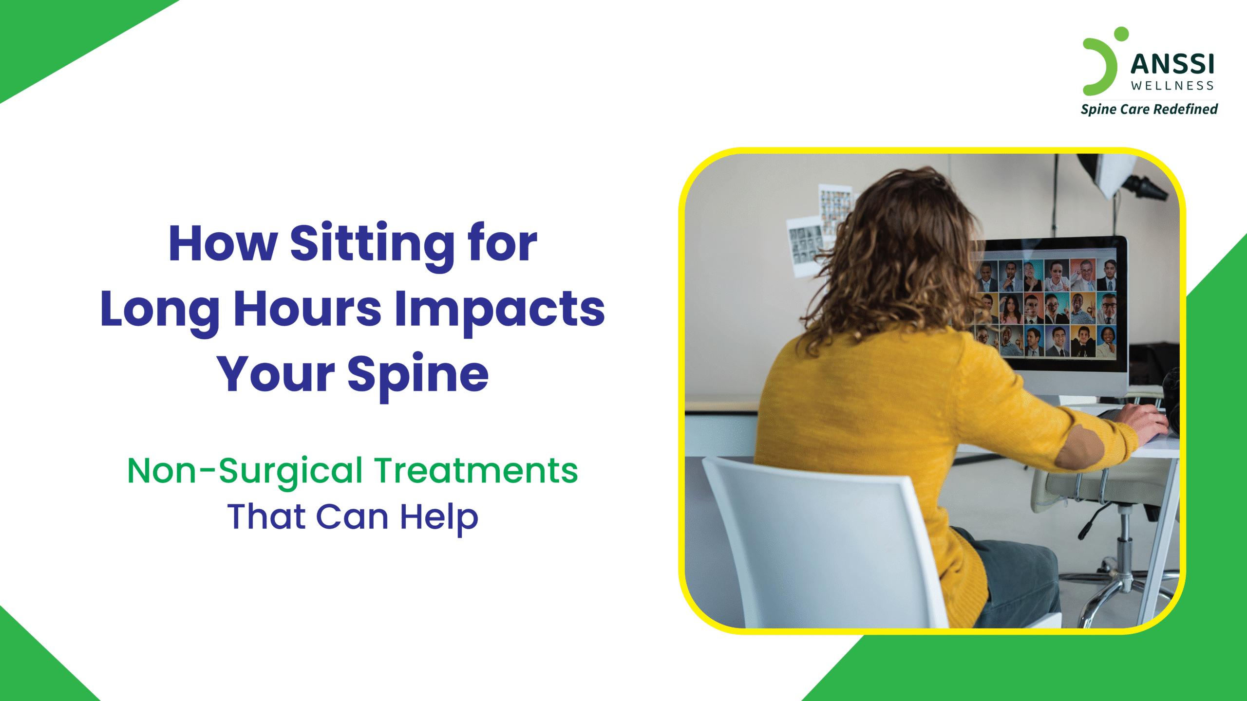 Long Sitting & Back Pain: Causes, Risks & Non-Surgical Relief