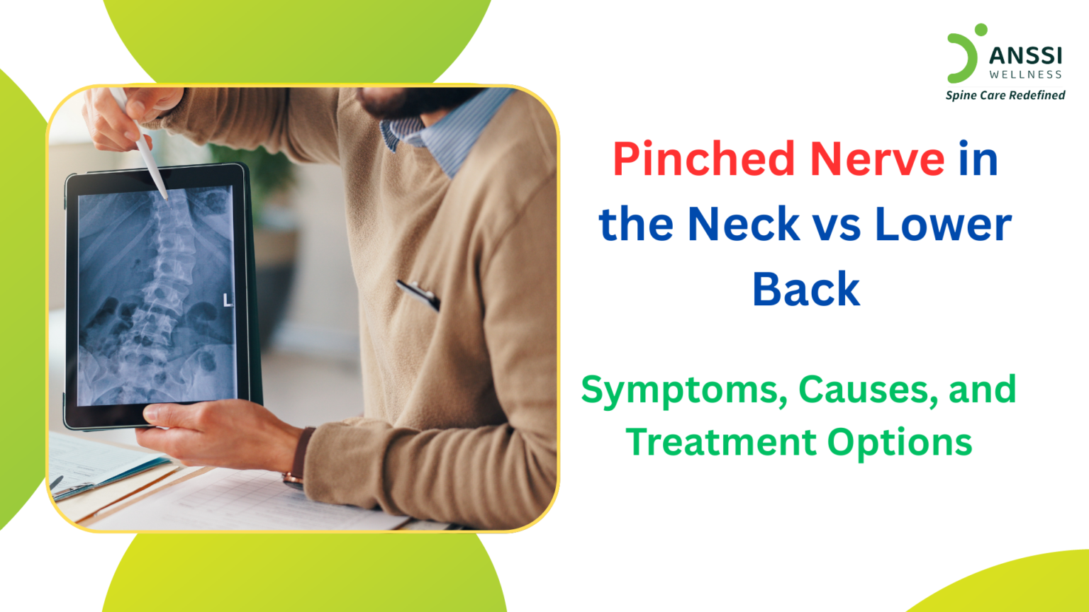 Pinched Nerve in Neck vs Lower Back: Key Differences