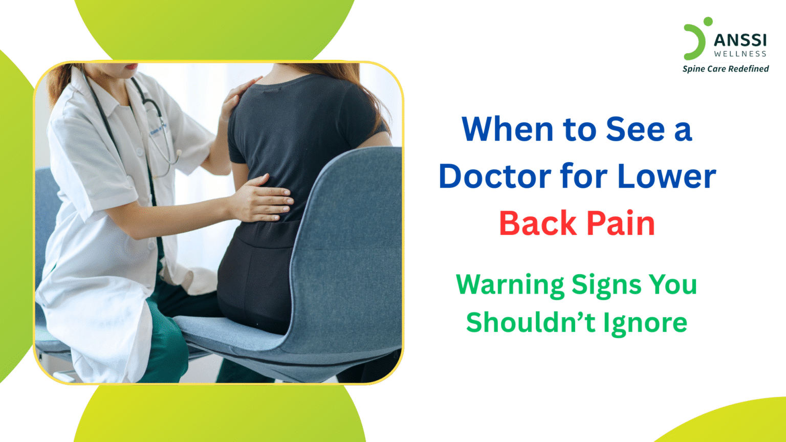 Lower Back Pain: When to See a Doctor & Non-Surgical Relief