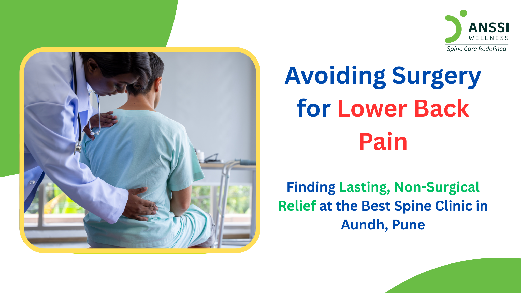 Lower Back Pain Treatment in Aundh | Non-Surgical Spine Care
